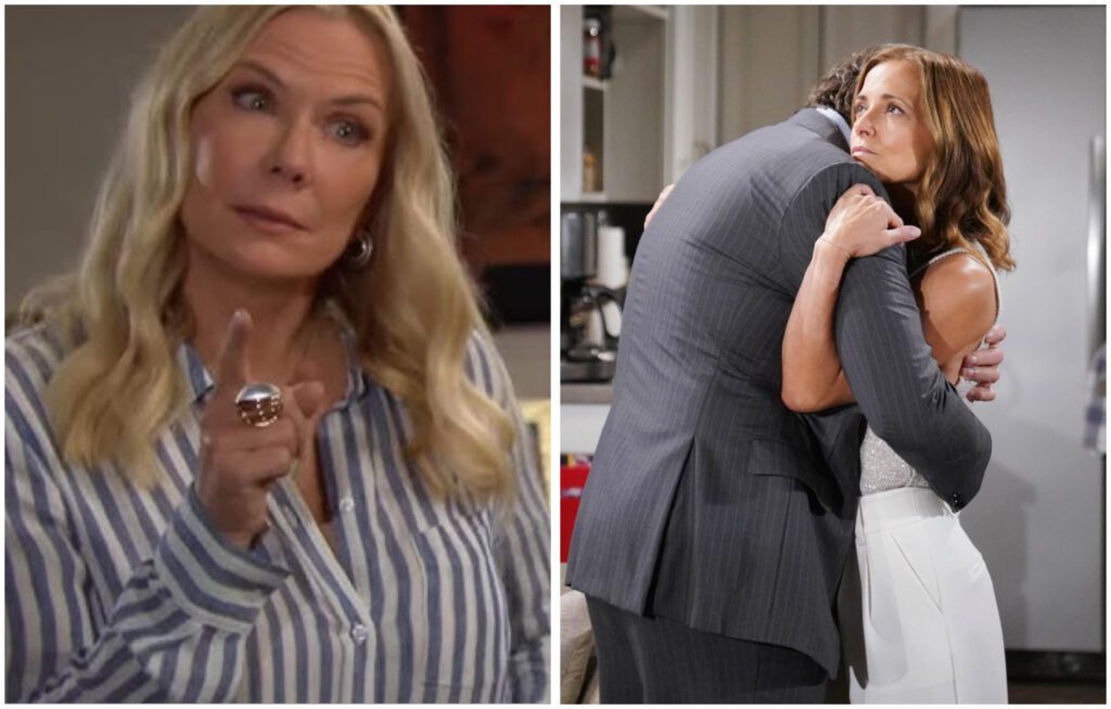Brooke Logan Smells a Rat: Is Ridge Falling for Taylor Again?