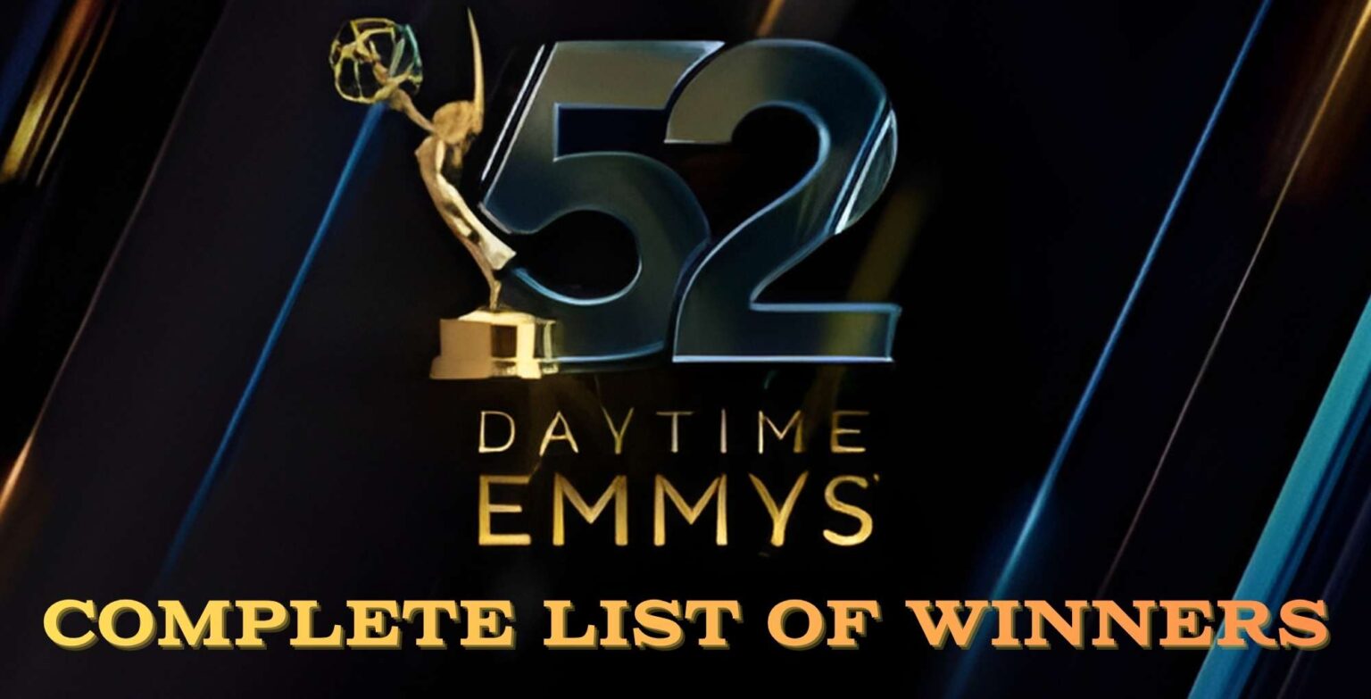Daytime Emmy Awards 2025: See The Complete List Of Winners