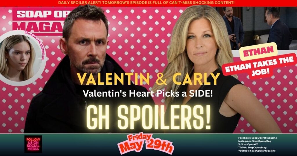 GENERAL HOSPITAL SPOILERS - FRIDAY, MAY 29: Valentin Cassadine's Heart ...