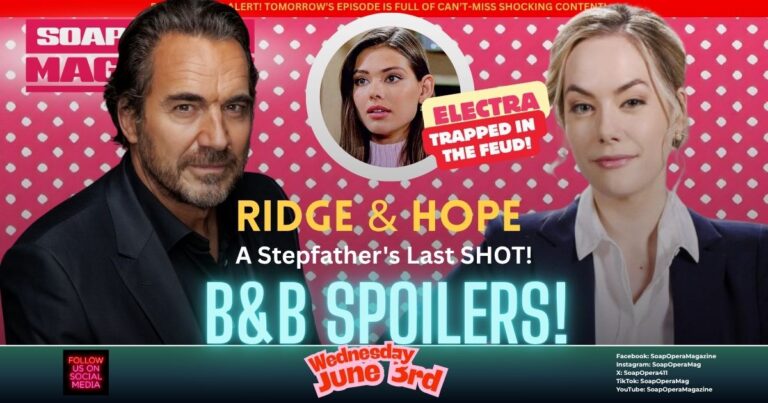 BOLD AND THE BEAUTIFUL SPOILERS - WEDNESDAY, JUNE 3: Ridge Forrester ...