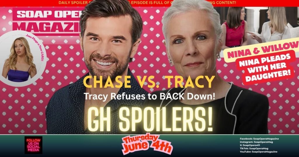 GENERAL HOSPITAL SPOILERS - THURSDAY, JUNE 4: Tracy Quartermaine ...